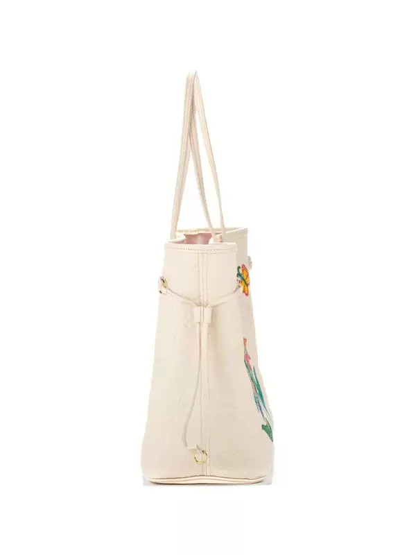 LOUIS VUITTON X Yayoi Kusama 2023 Mm Neverfull Tote Bag - Neutrals