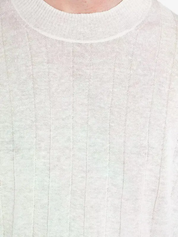 BALLANTYNE Ribbed-knit T-shirt