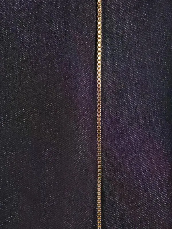 DANAME Jeans With Gold-tone Metal Chains