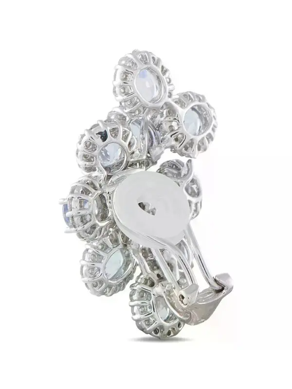 LB EXCLUSIVE Sapphire And Diamond Clip-on Earrings