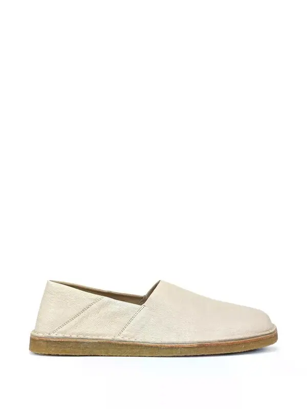 LEMAIRE Square Toe Slip-on Loafers - Neutrals