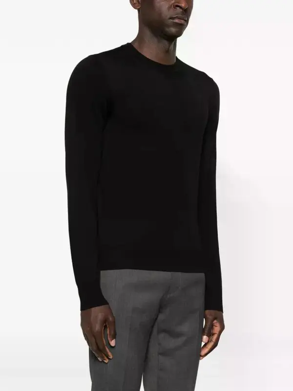 Emporio Armani Crew Neck Virgin Wool Sweater