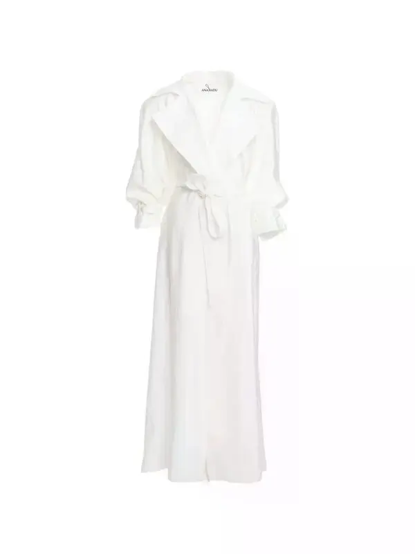 ANA RADU Lumiere Belted Trench Coat