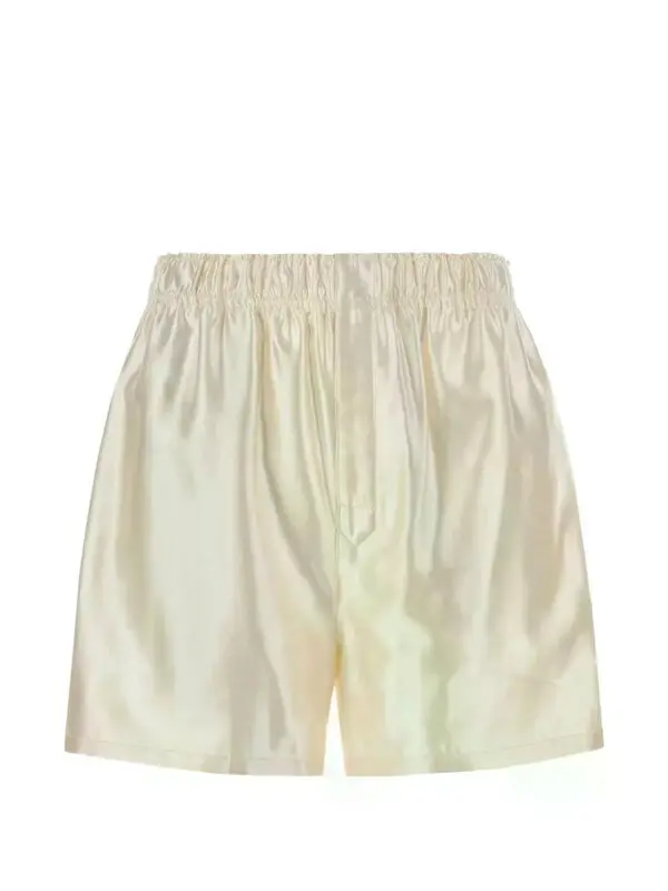 Carven Satin Finish Elasticated Waist Shorts