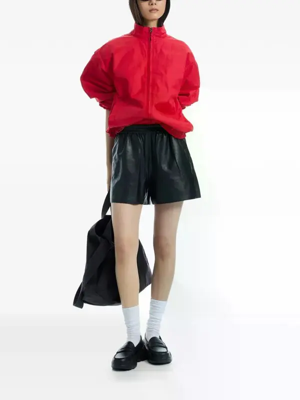 ARMA Leather Fyona Shorts - Black