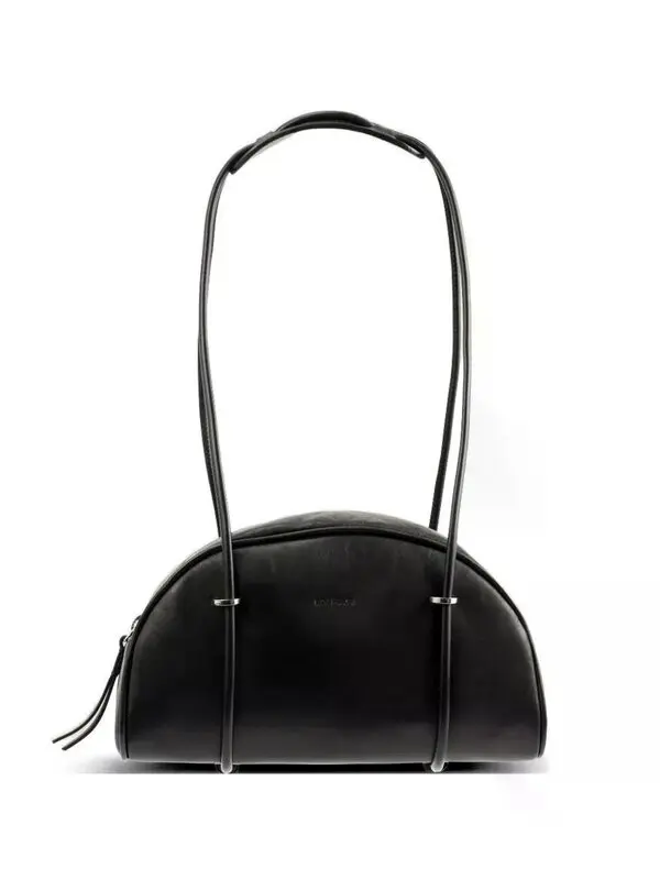 By Far Kimberly Bowler Leather Shoulder Bag - Black