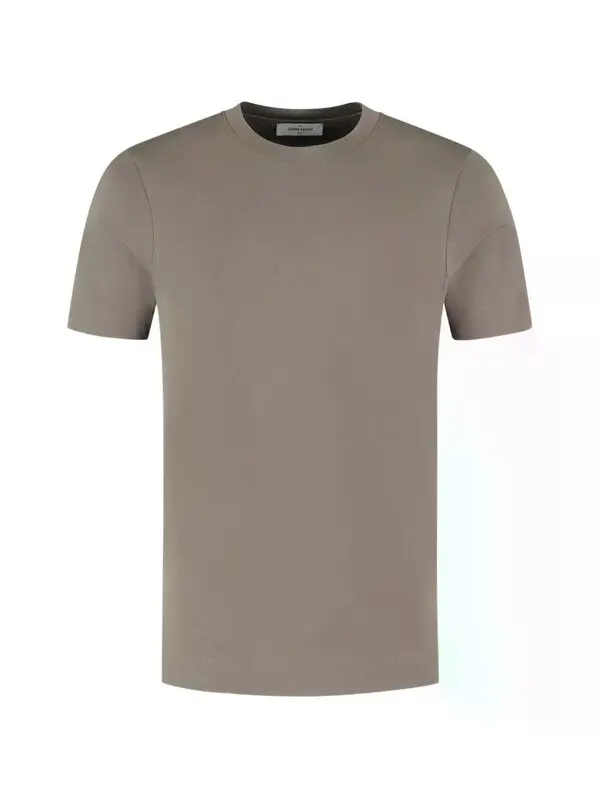 GRAN SASSO Crew-neck Short-sleeves T-shirt - Grey