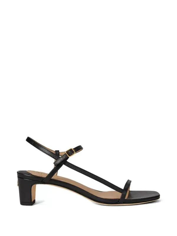 Ralph Lauren Lainee Leather Sandals - Black