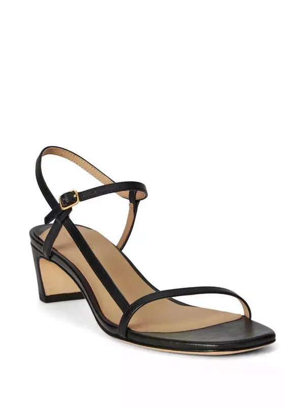 Ralph Lauren Lainee Leather Sandals - Black