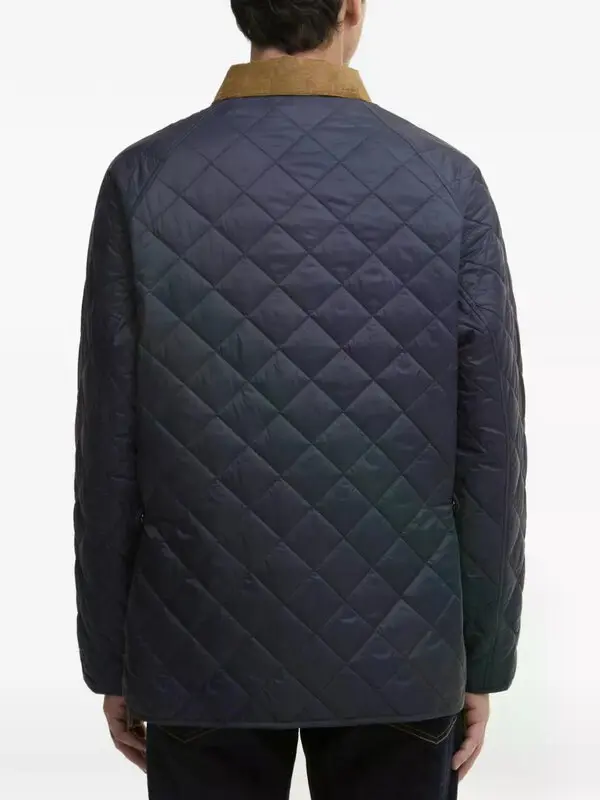 Barbour City Bedale Quilted Jacket With Corduroy Collar