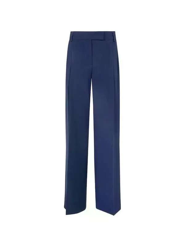 DRHOPE Pleated Straight-leg Trousers