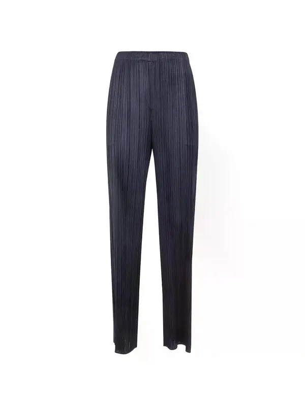 Issey Miyake Straight-leg Trousers - Blue