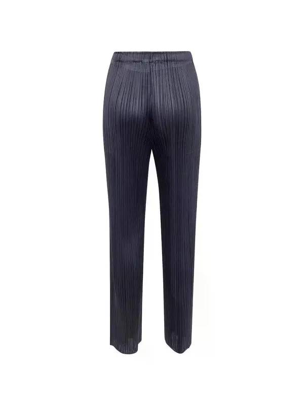 Issey Miyake Straight-leg Trousers - Blue