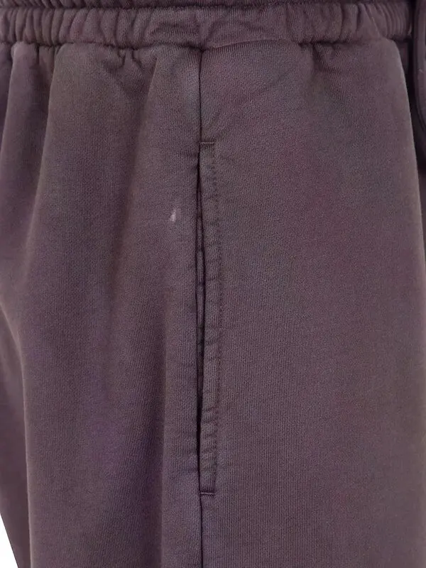 Fear Of God Logo-patch Drawstring Track Pants - Purple