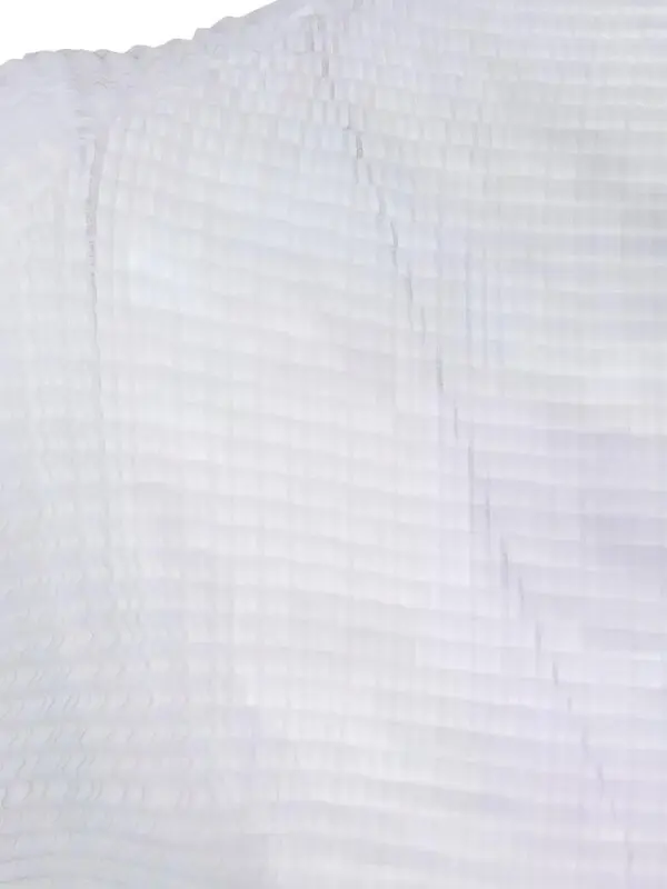 Issey Miyake Pleated High-neck T-shirt - White
