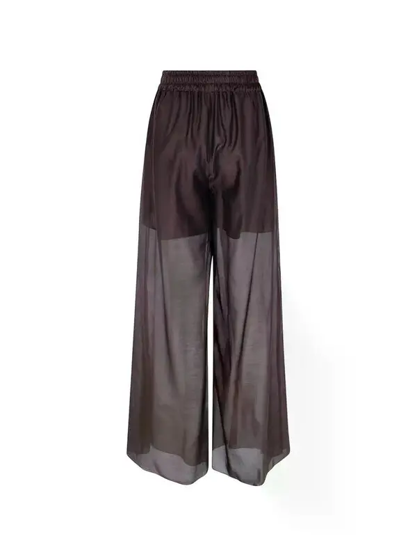 DRHOPE Sheer Straight-leg Trousers