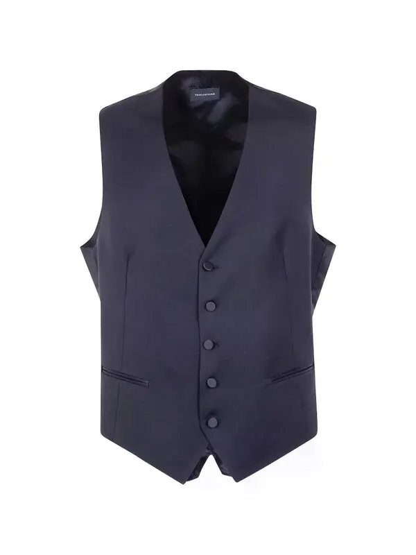 Tagliatore Single-breasted Waistcoat - Blue