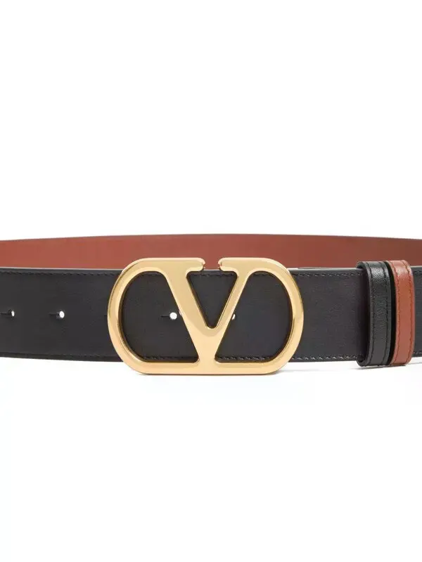 Valentino Garavani Reversible Vlogo Signature Belt - Black