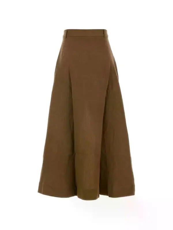 Le Kasha Linen Wrap Skirt