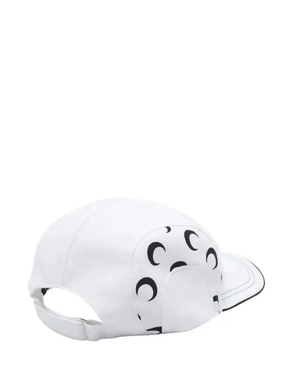 MARINE SERRE Logo Embroidered Moon Print Cap