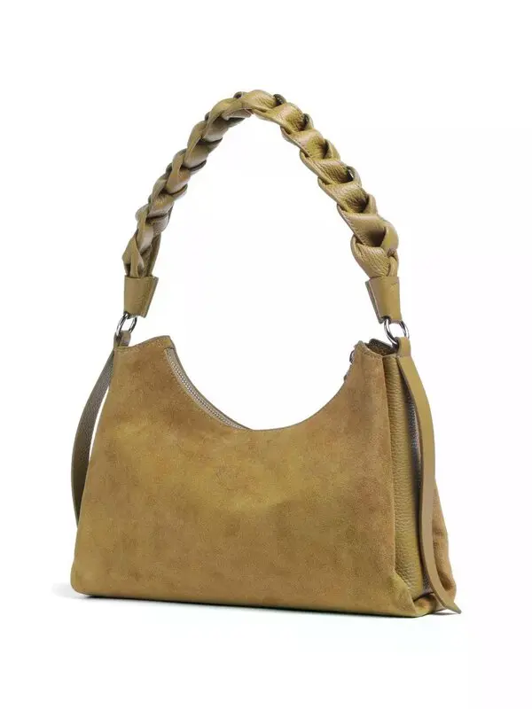 COCCINELLE Braided Handle Shoulder Bag - Neutrals