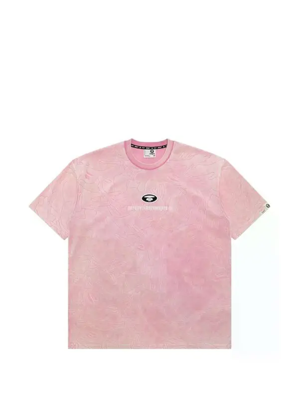 AAPE BY *A BATHING APE Logo-embroidery T-shirt