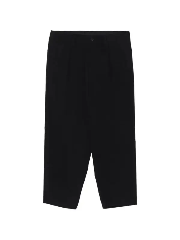Yohji Yamamoto Pleated Straight-leg Trousers