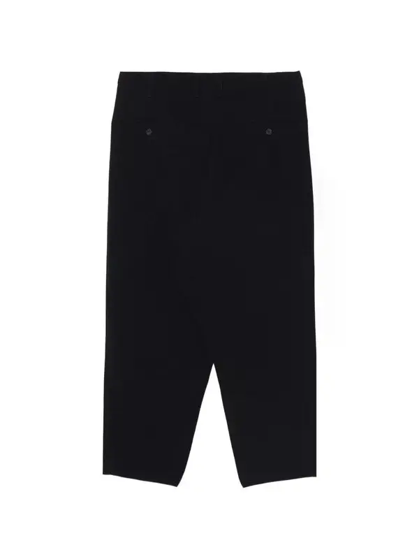 Yohji Yamamoto Pleated Straight-leg Trousers