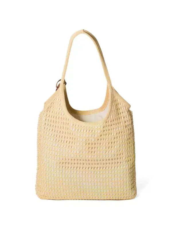 Miu Miu Raffia Crochet Ivy Bag - Neutrals