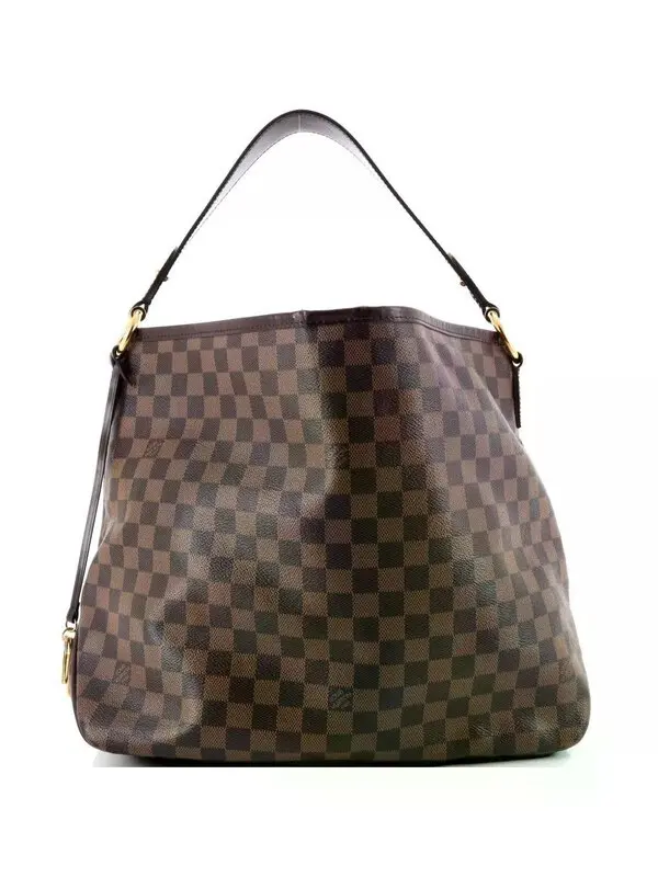 LOUIS VUITTON Damier Pm Hobo Bag - Brown