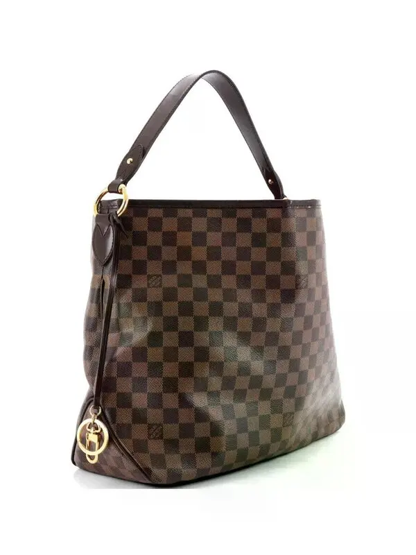 LOUIS VUITTON Damier Pm Hobo Bag - Brown