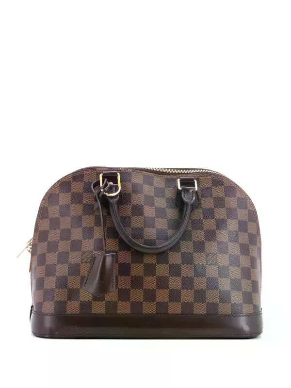 LOUIS VUITTON Alma Satchel - Brown