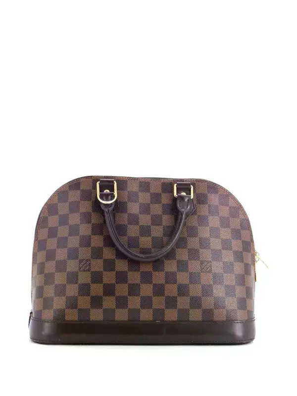 LOUIS VUITTON Alma Satchel - Brown