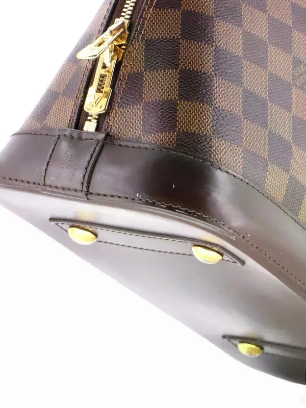 LOUIS VUITTON Alma Satchel - Brown