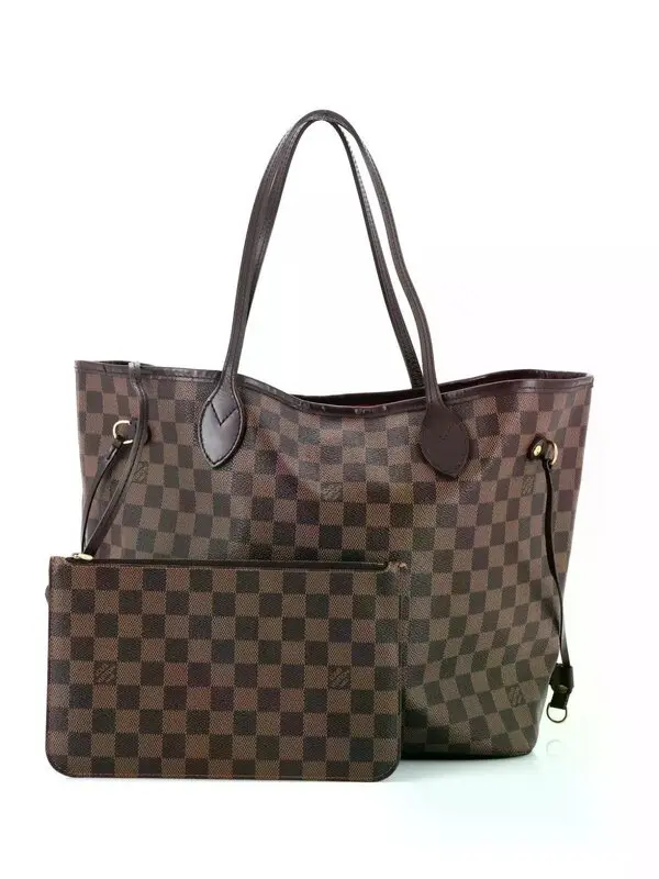 LOUIS VUITTON Neverfull Nm Damier Mm Tote Bag - Brown