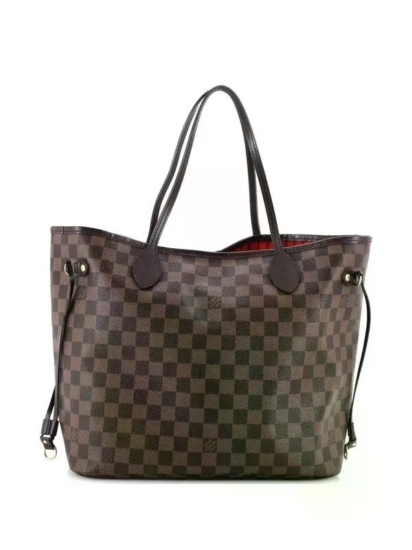LOUIS VUITTON Neverfull Nm Damier Mm Tote Bag - Brown
