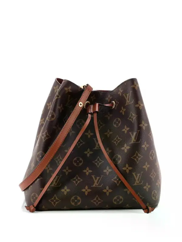 LOUIS VUITTON Monogram Canvas Neonoe Mm Bucket Bag - Brown