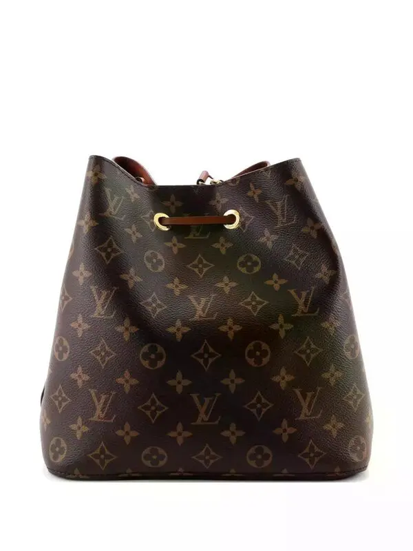 LOUIS VUITTON Monogram Canvas Neonoe Mm Bucket Bag - Brown