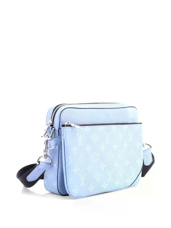 LOUIS VUITTON Trio Messenger Bag Monogram Taigarama - Blue