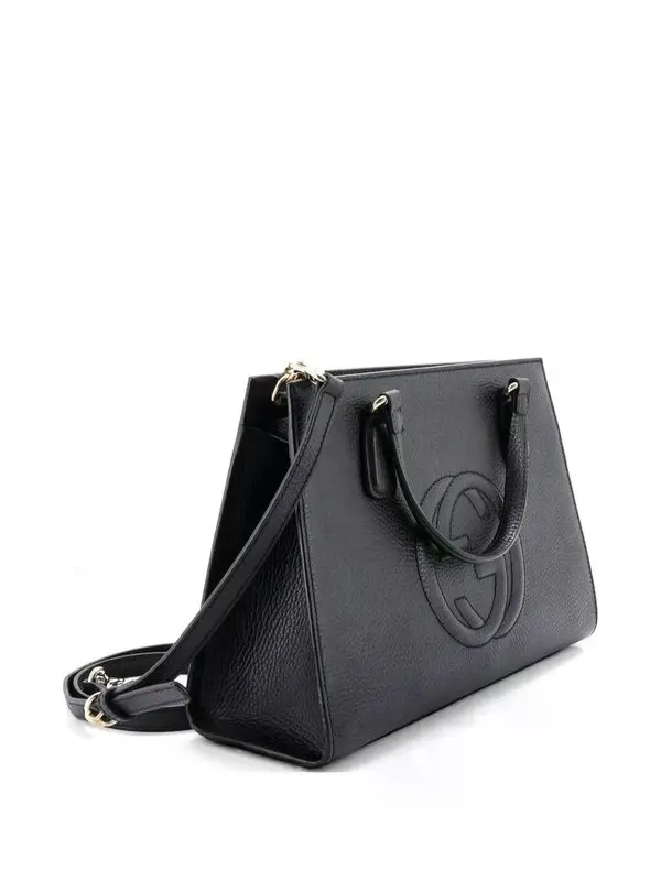 Gucci Soho Convertible Top Handle Leather Medium Satchel