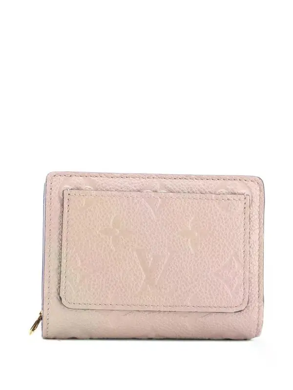 LOUIS VUITTON Clea Wallet Monogram Empreinte Leather Small Wallets - Neutrals