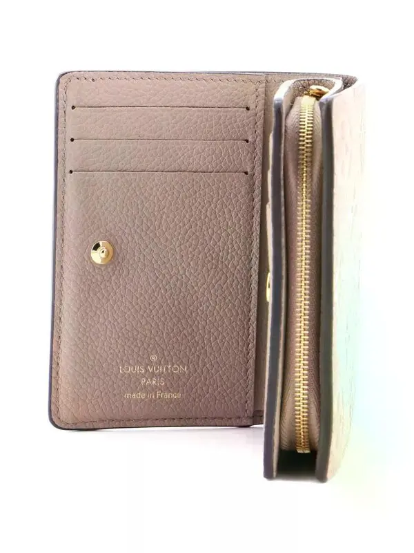 LOUIS VUITTON Clea Wallet Monogram Empreinte Leather Small Wallets - Neutrals
