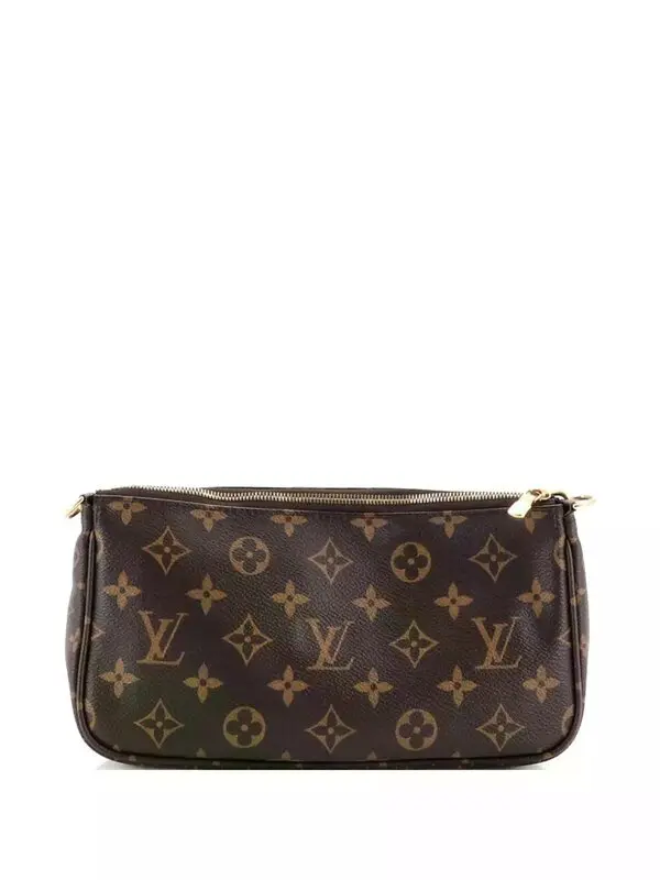 LOUIS VUITTON Multi Pochette Accessoires Monogram Canvas Crossbody Bag - Brown