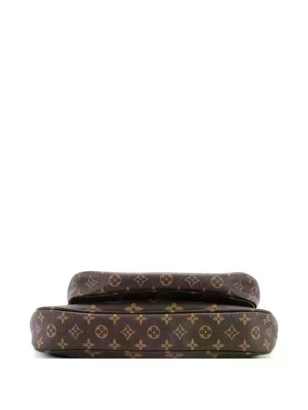 LOUIS VUITTON Multi Pochette Accessoires Monogram Canvas Crossbody Bag - Brown