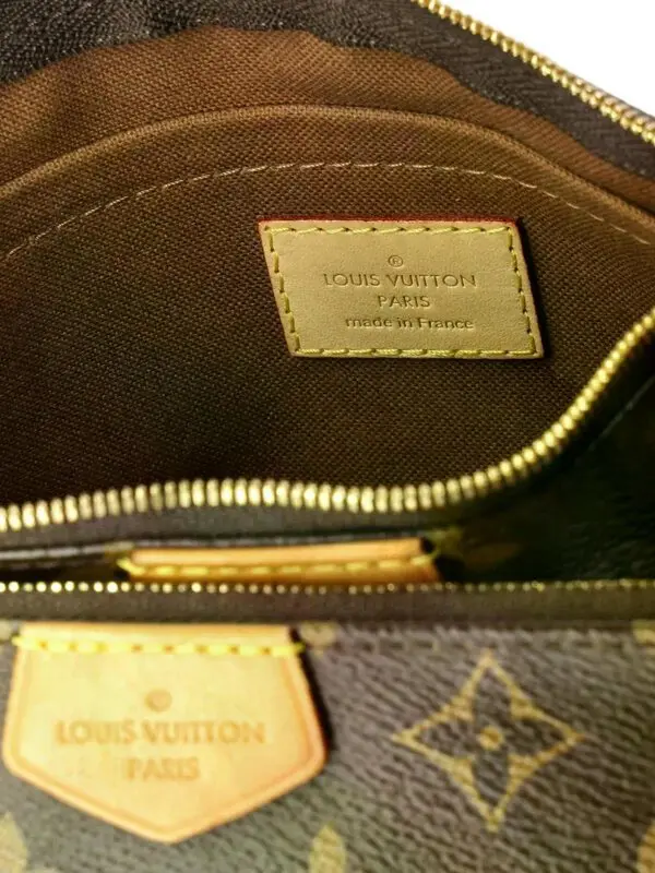 LOUIS VUITTON Multi Pochette Accessoires Monogram Canvas Crossbody Bag - Brown