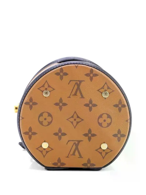 LOUIS VUITTON Cannes Handbag Reverse Monogram Canvas Satchel