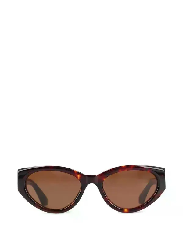 ROTATE BY BIRGER CHRISTENSEN X Chimi 06 Core Cat-eye Sunglasses - Brown