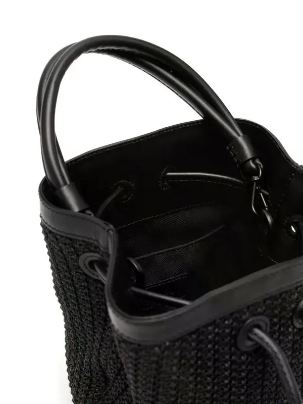 JUUN.J Woven Drawstring Tote Bag
