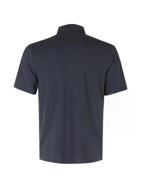 BLAUER. Kemp Logo-patch Polo Shirt - Blue