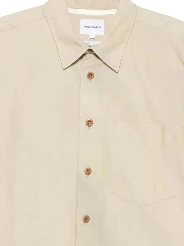 Norse Projects Espevik Short-sleeve Chest-pocket Shirt